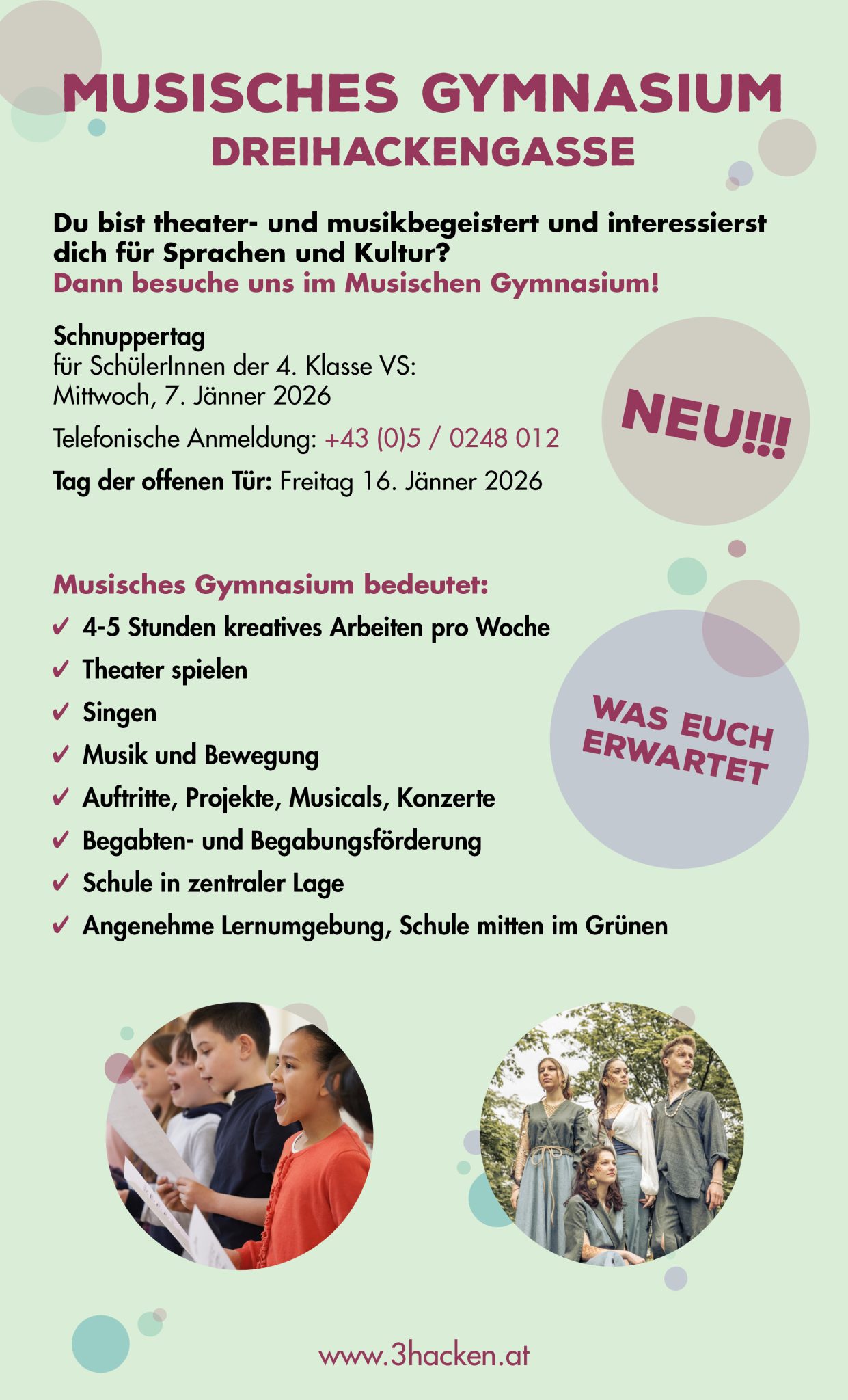 BG/BRG/MG Dreihackengasse - Musikgymnasium Graz